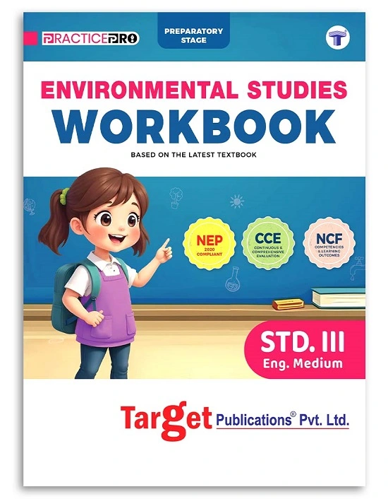 Std 3 English Medium EVS Workbook - Maharashtra Board | Target Publications