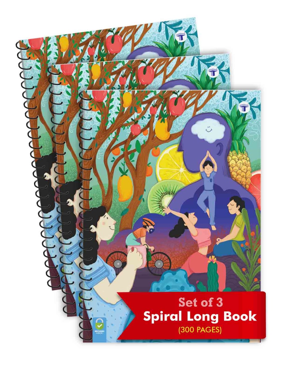 Target Publications Spiral Notebooks | 300 Pages Ruled Paper | A4 Size ...