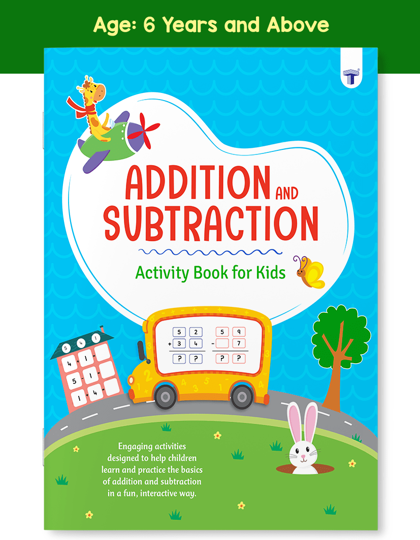 Buy Addition and Subtraction Activity Book for 6-8 Years Kids