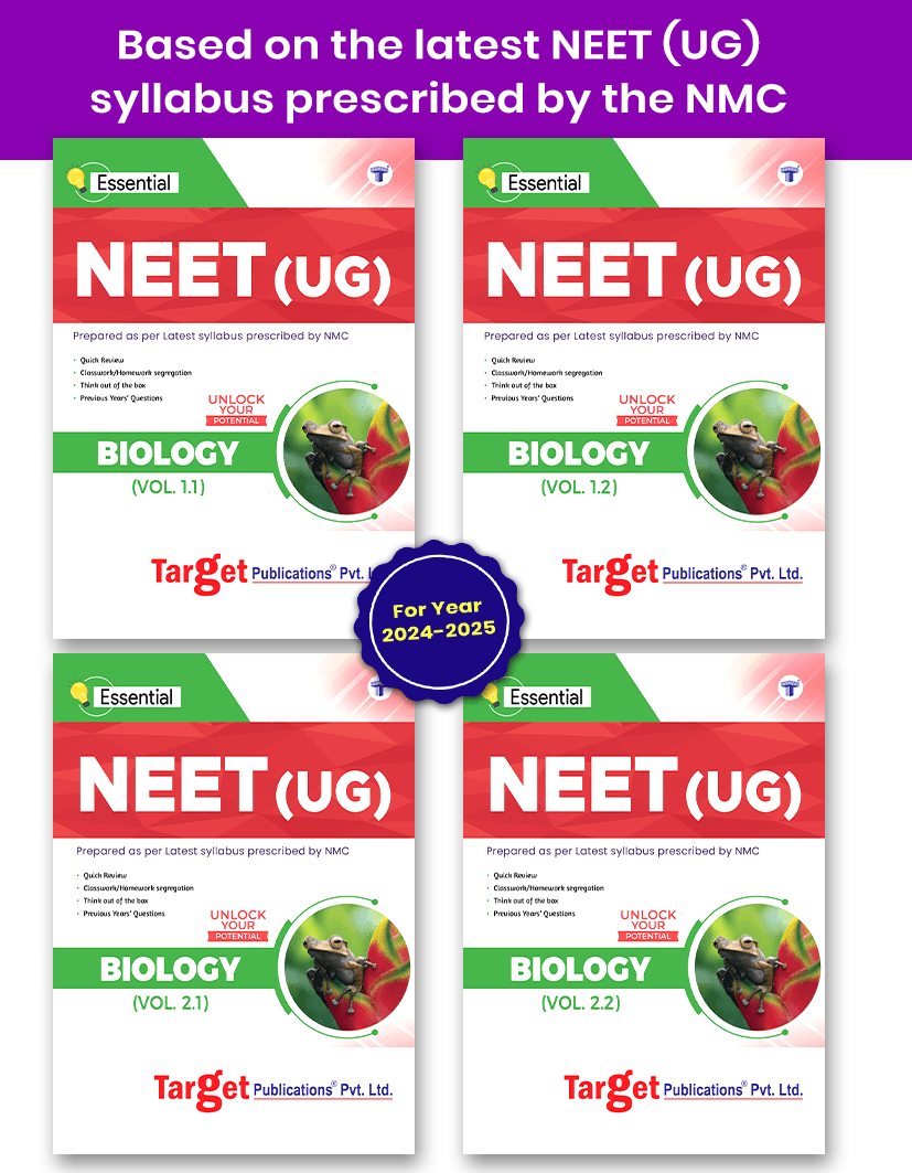 NEET-UG Biology Essential Vol 1.1, 1.2, 2.1 & 2.2 Books 2024-2025 ...