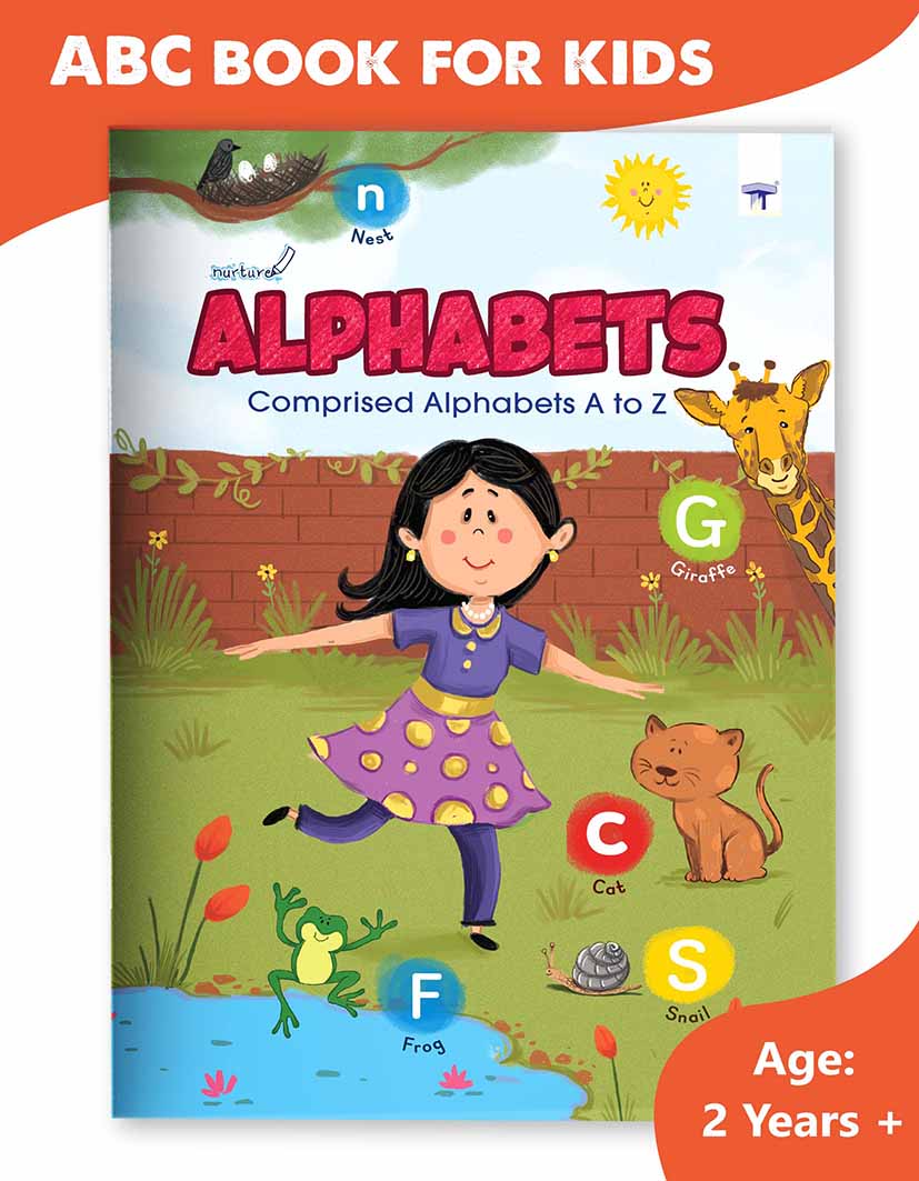 Nurture English Alphabet Picture Book | Alphabet Writing Book for Kids