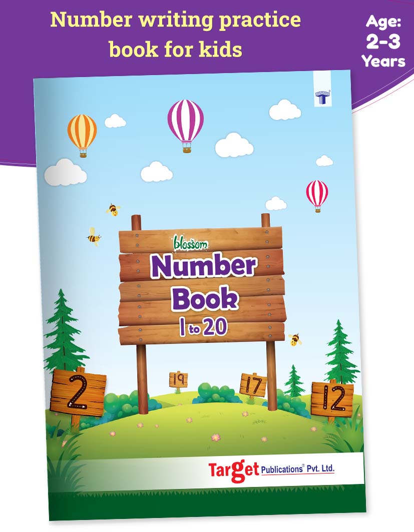 Blossom Number Book - 1 to 20 | Number Writing Practice Book