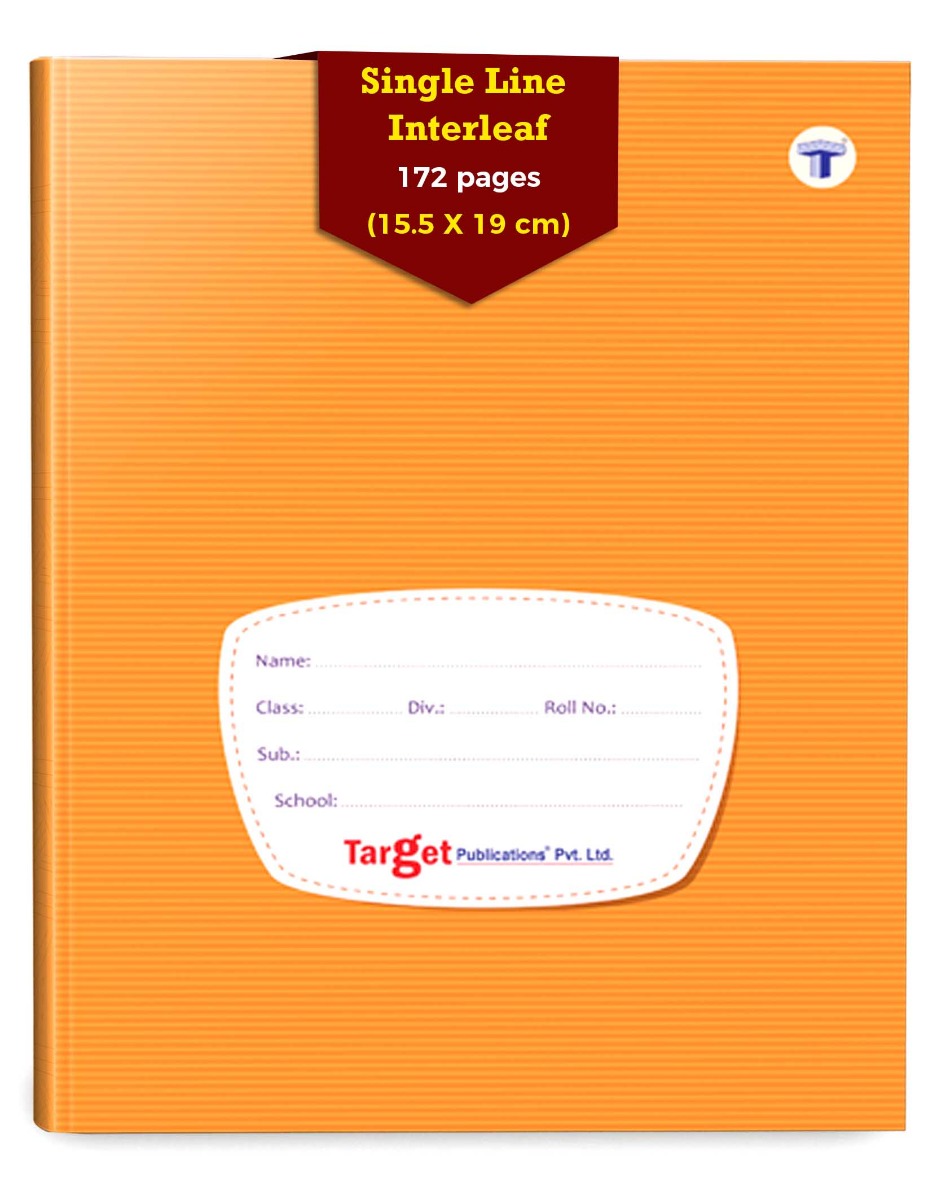 Buy Single Line Interleaf Notebook (15.5cm x 19cm - 172 Ruled Pages) online