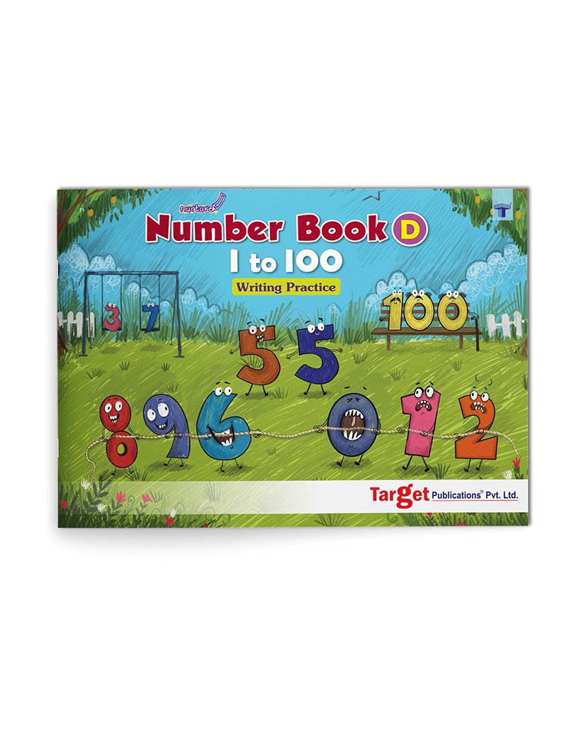 Nurture Number Book D (1 to 100) | Number Writing Practice Book
