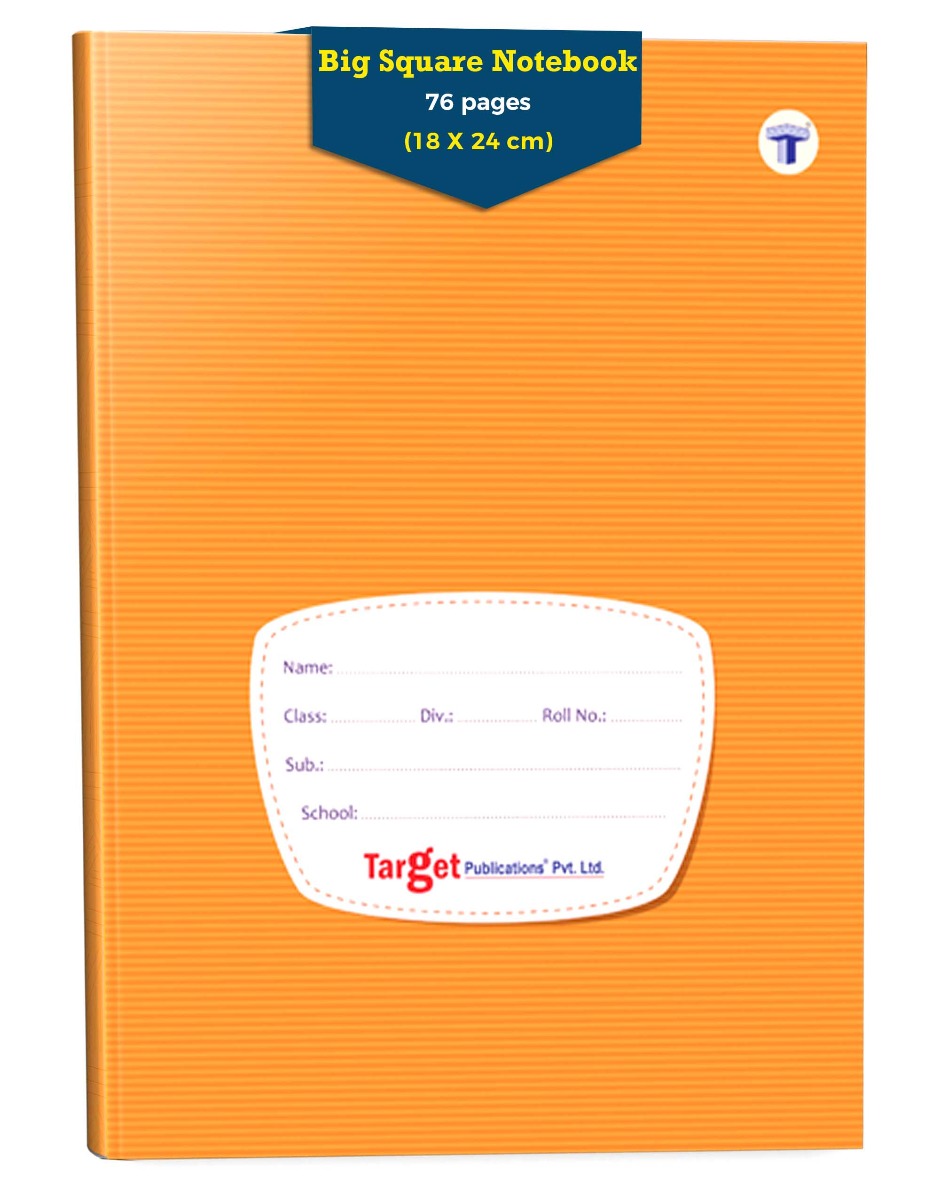 Buy Big Square Line Notebook (18cm x 24cm - 76 Ruled Pages) online
