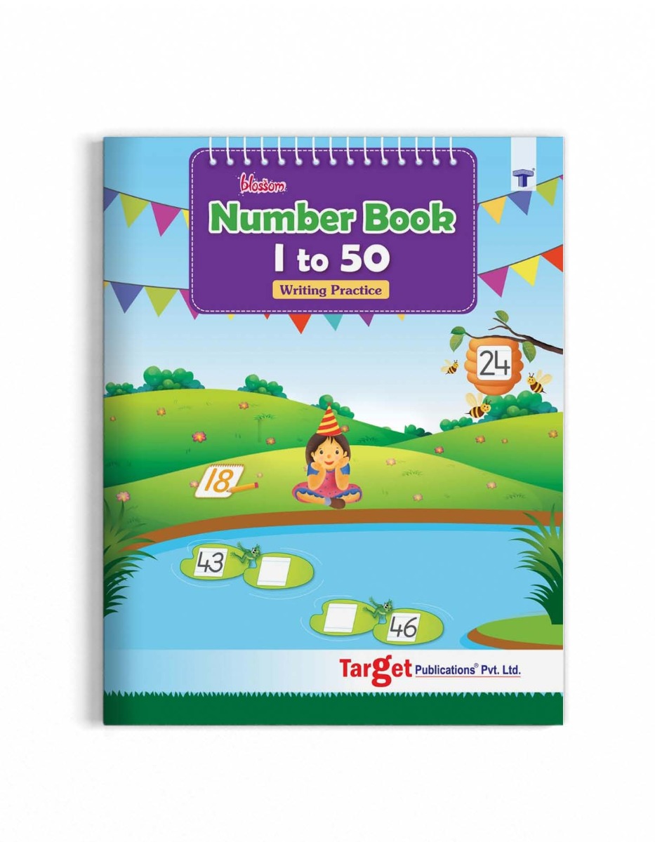 Blossom Number Writing Practice Book (1-50) | Number Writing for ...