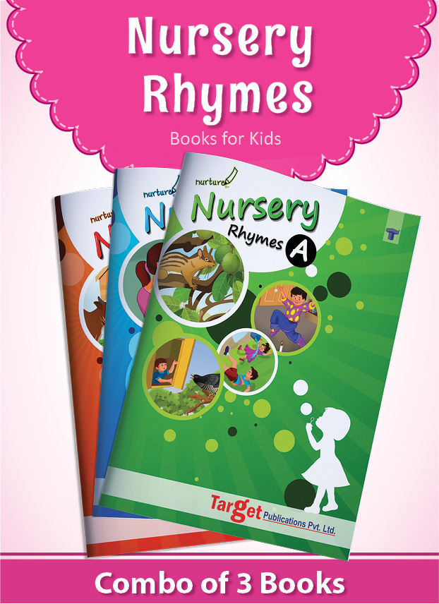 Nurture Nursery Rhymes Books (A, B & C) | English Rhymes Books for LKG ...