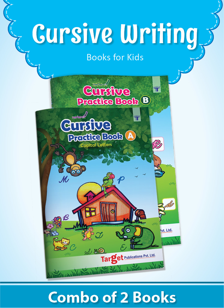Nurture Cursive Alphabet Books (A & B) | Cursive Writing Practice Books