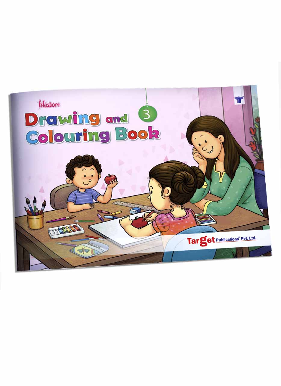 Blossom Drawing & Colouring Book (Level 3) | Colouring books for 7-9 ...