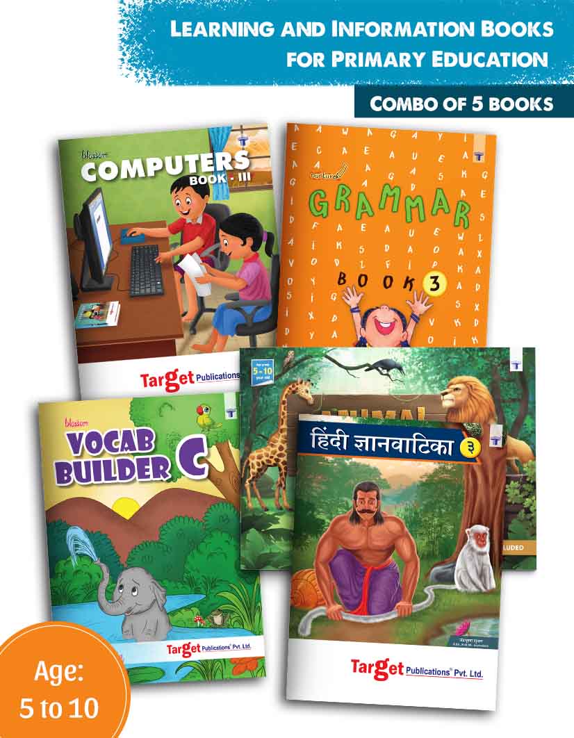 Buy English Learning & Practice Books - 3 Combo (Set of 5) for Kids