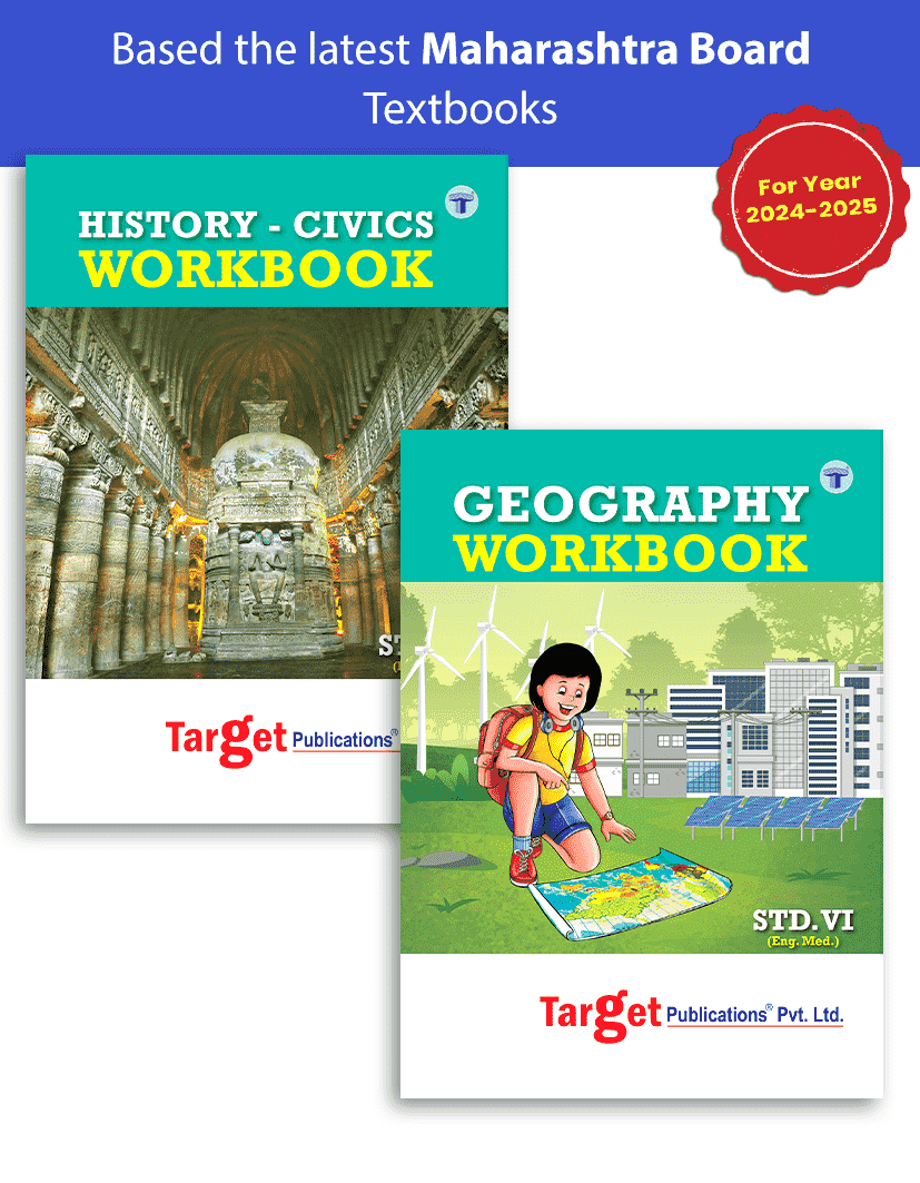 History-Civics & Geography Workbook | Std 6th English Medium