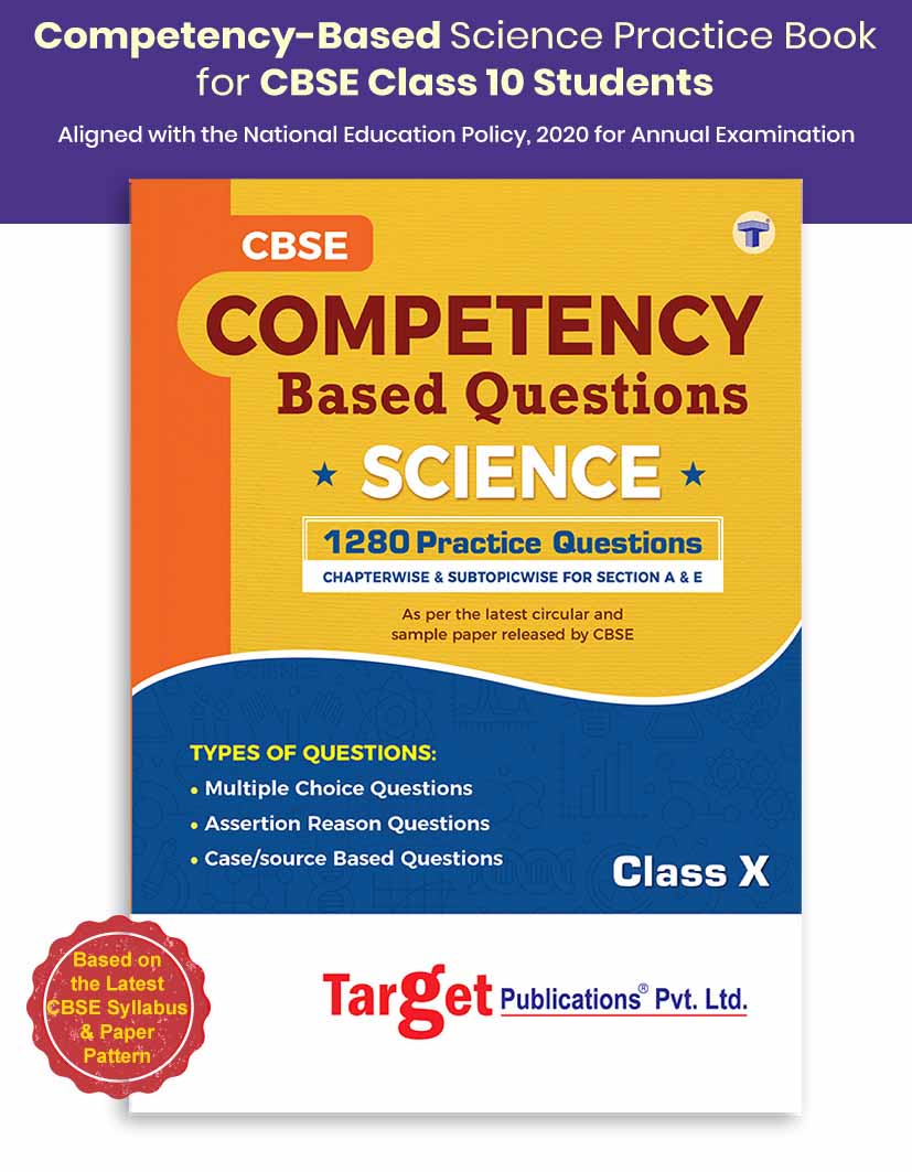Science Competency Based Questions Book | Class 10 Books | Target ...