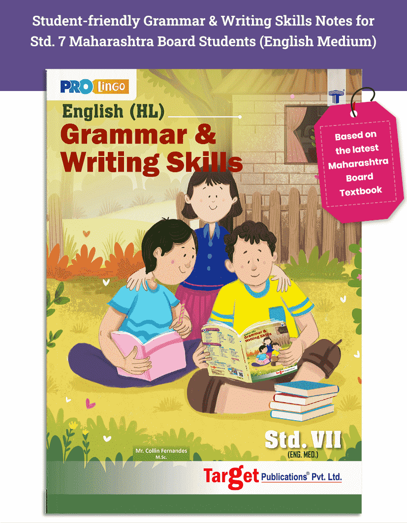 English (HL) Grammar & Writing Skills Book | Std 7 English Medium Books