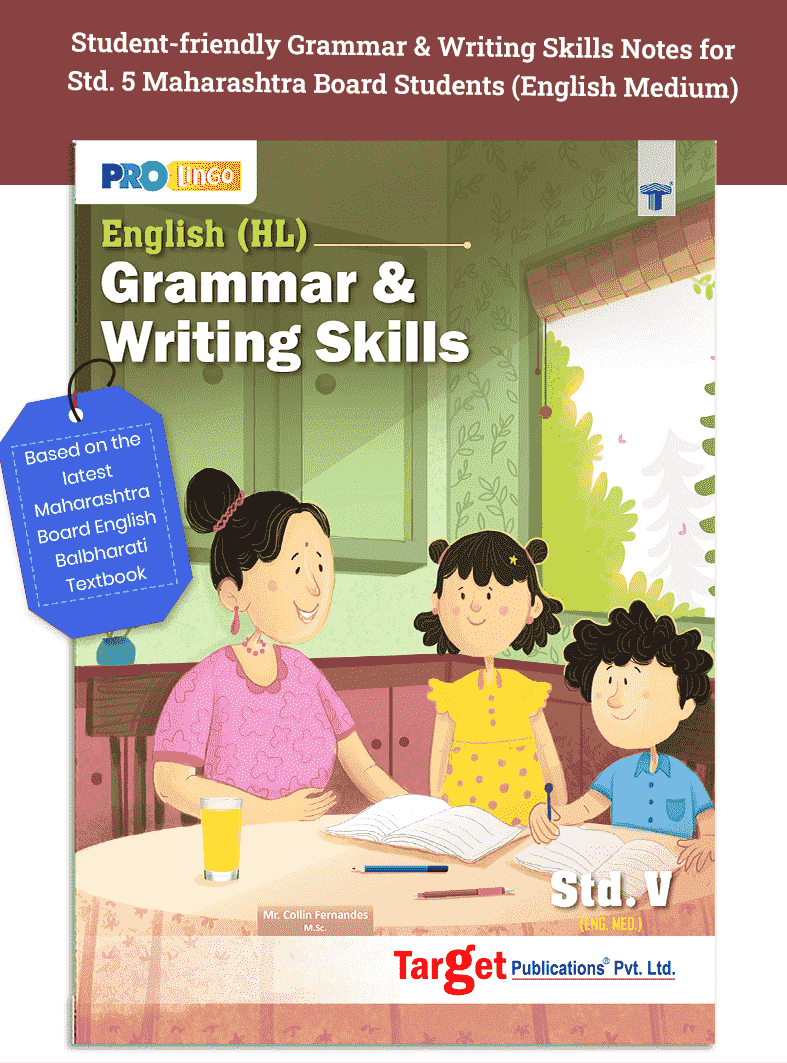 English (HL) Grammar & Writing Skills Book | Std 5 English Medium Books