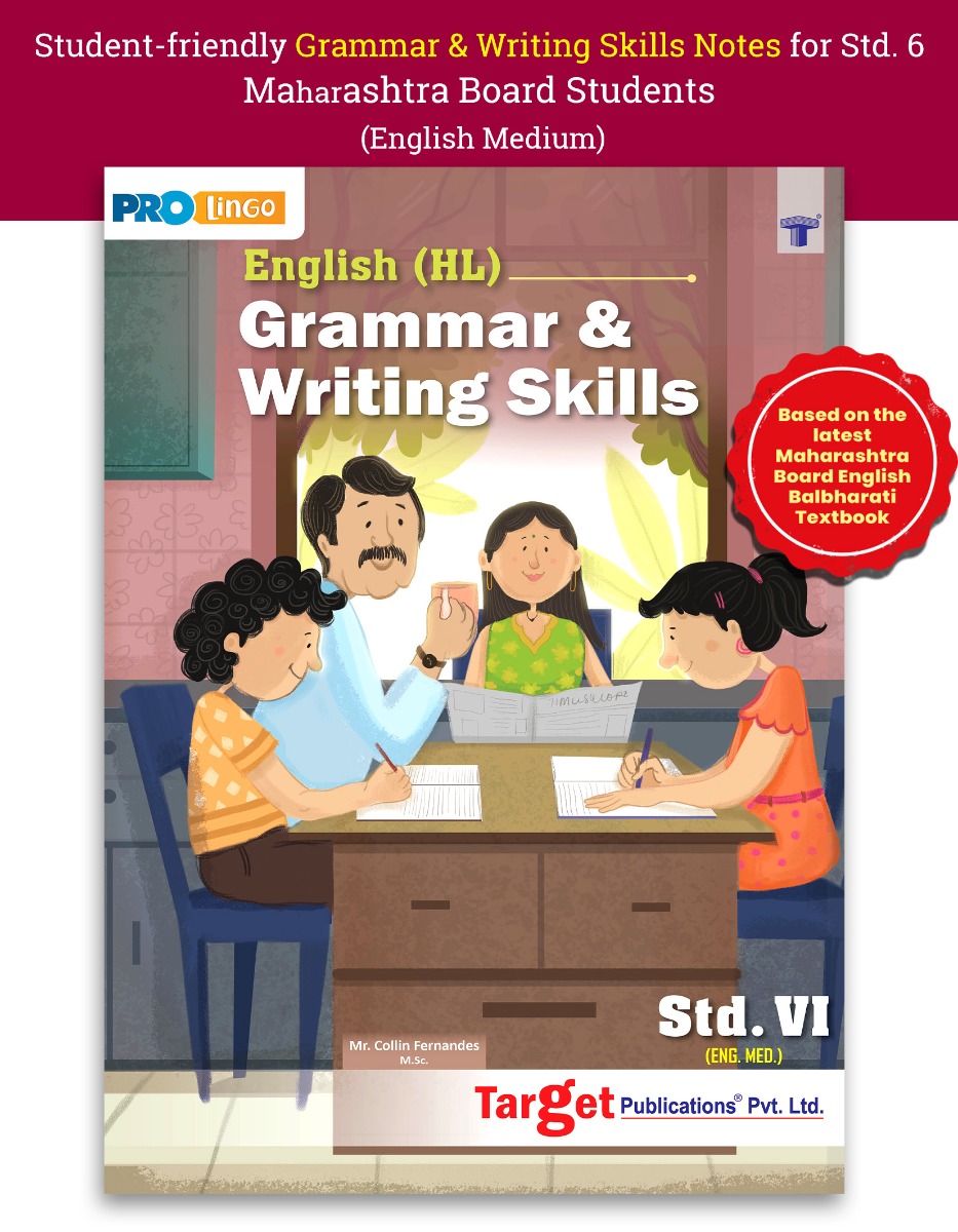 English (HL) Grammar & Writing Skills Book | Std 6 English Medium Books