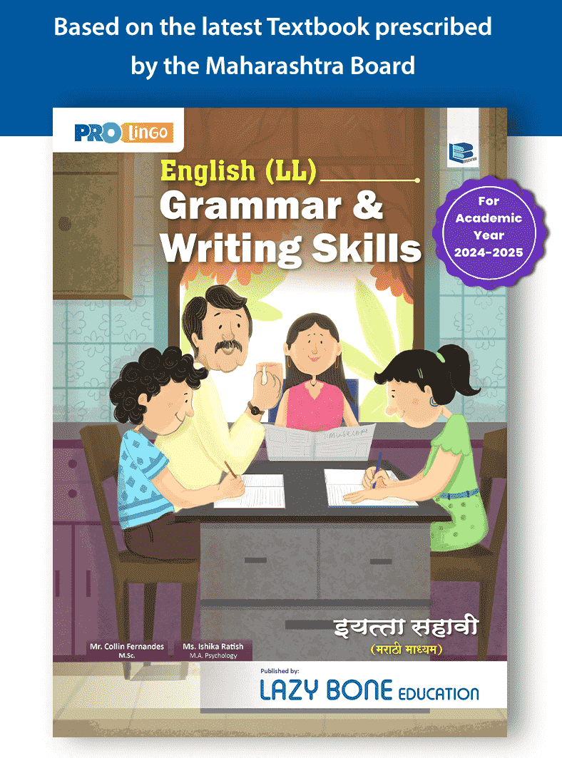 English (LL) Grammar & Writing Skills Book | Std 6 Marathi Medium Books