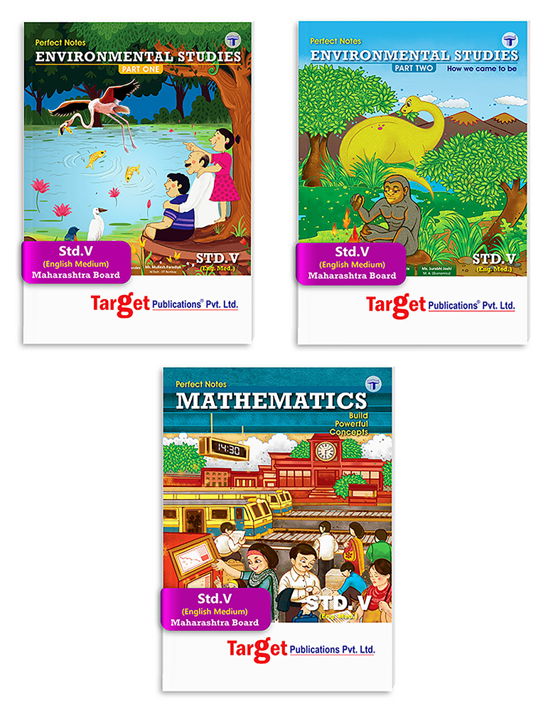 Mathematics & EVS Perfect Notes | Std 5th English Medium