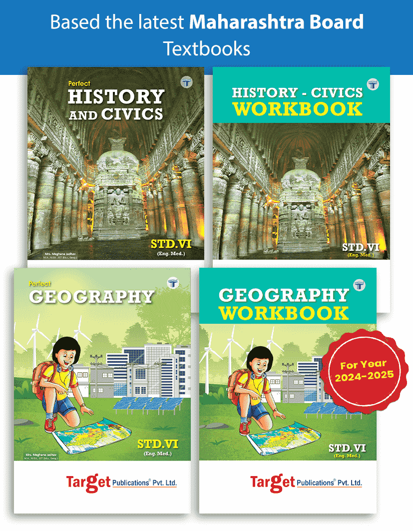 History-Civics, Geography Notes & Workbook | Std 6th English Medium