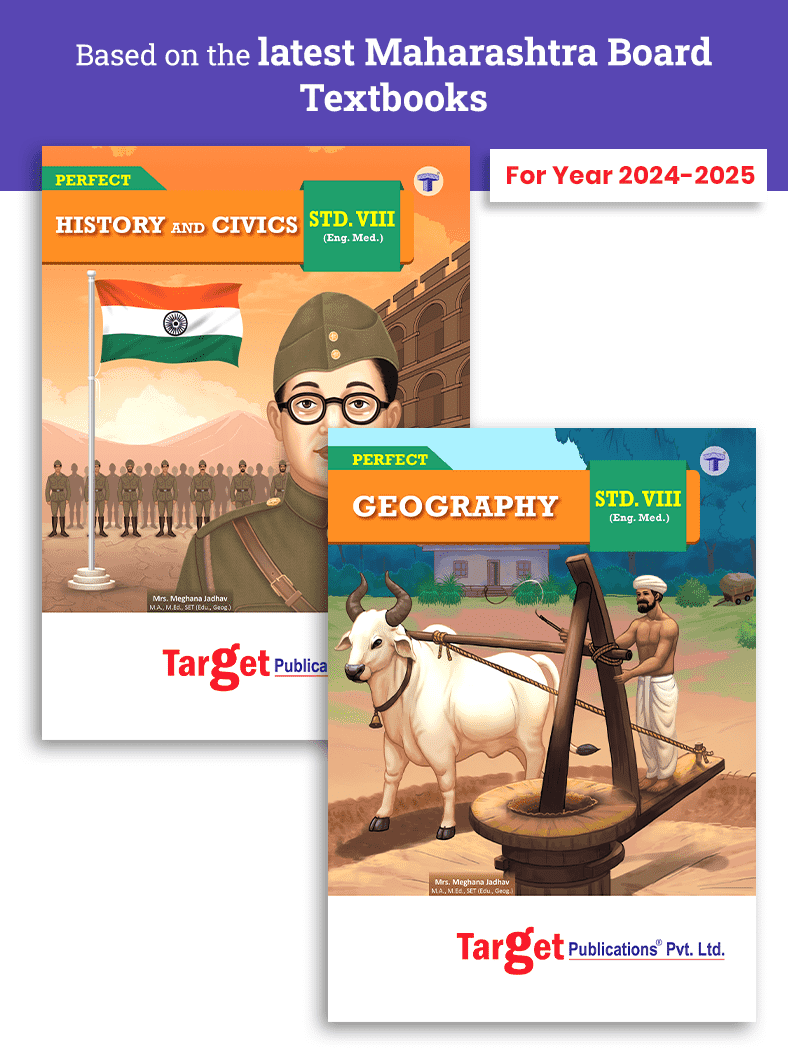 History-Civics & Geography Perfect Notes | Std 8th English Medium