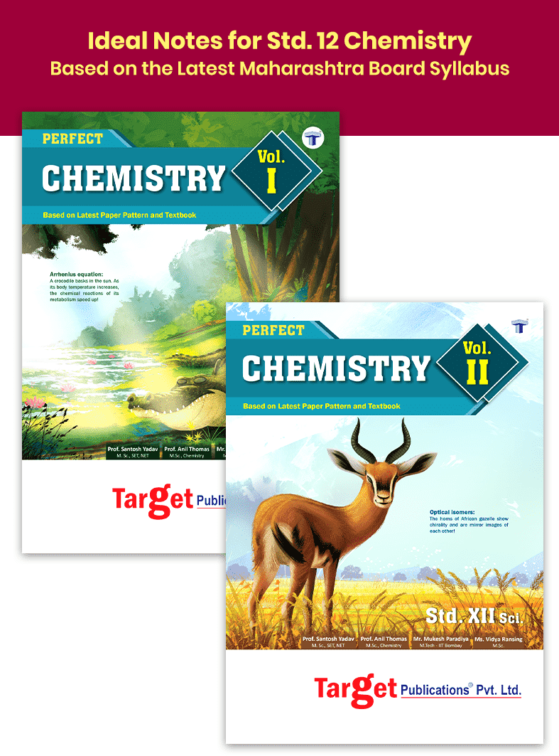Chemistry Vol 1 & 2 Perfect Notes | 12th Science Books Maharashtra board