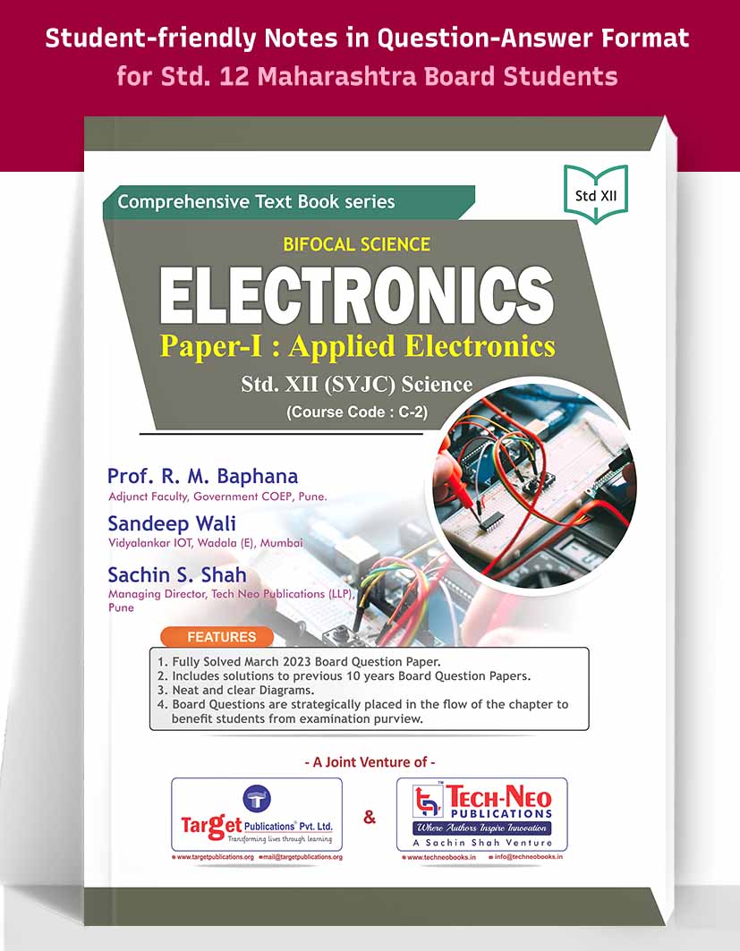Std 12 Bifocal Science Electronics Paper - I : Applied Electronics ...