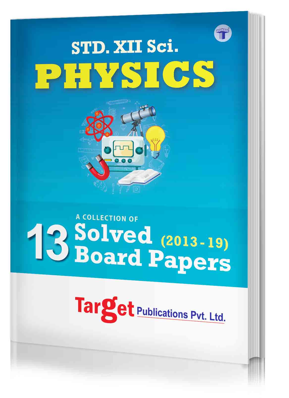 Buy Std 12th Physics Solved Board Question Papers Book | Science HSC ...