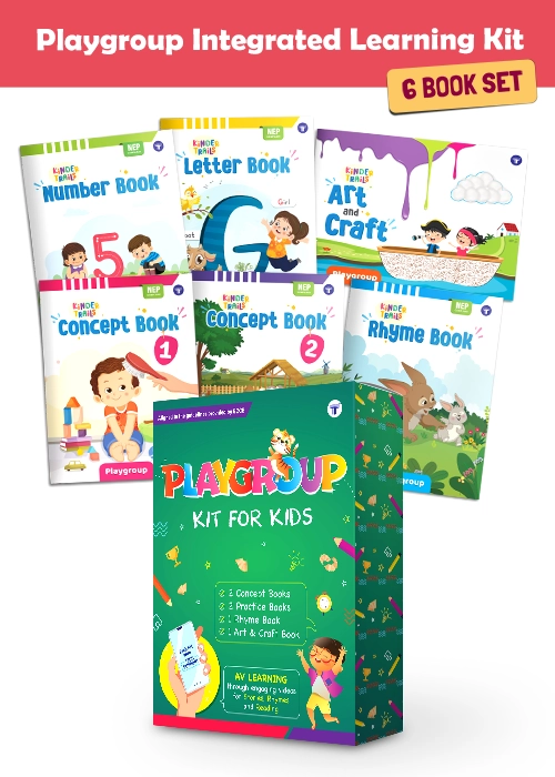 Kinder Trails Playgroup Kit | Learning Library Kit for 2-3 years old kids