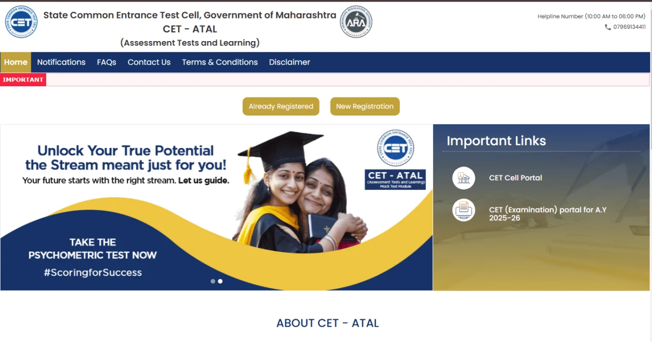 Maharashtra State CET Cell Launches ATAL Initiative for Students