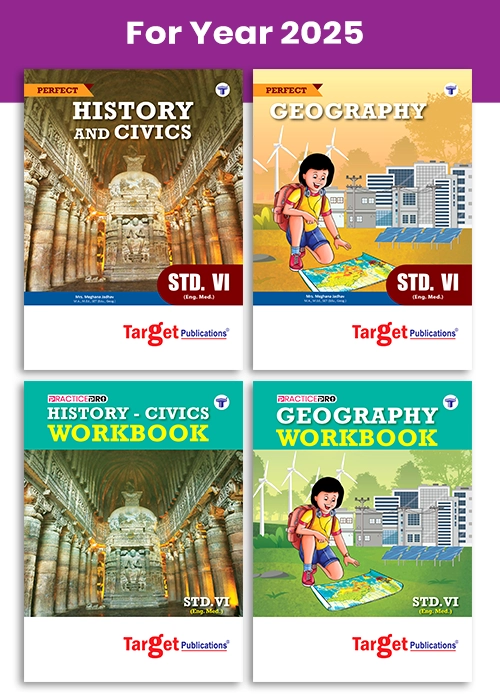 History-Civics, Geography Notes & Workbook | Std 6th English Medium
