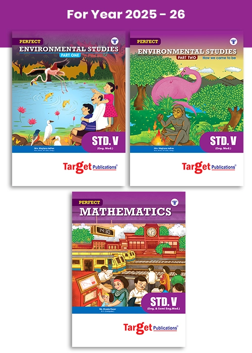 Mathematics & EVS Perfect Notes | Std 5th English Medium