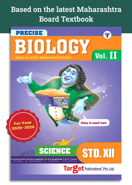 Biology Vol 2 Precise Notes | Std 12th HSC Science Solution Books