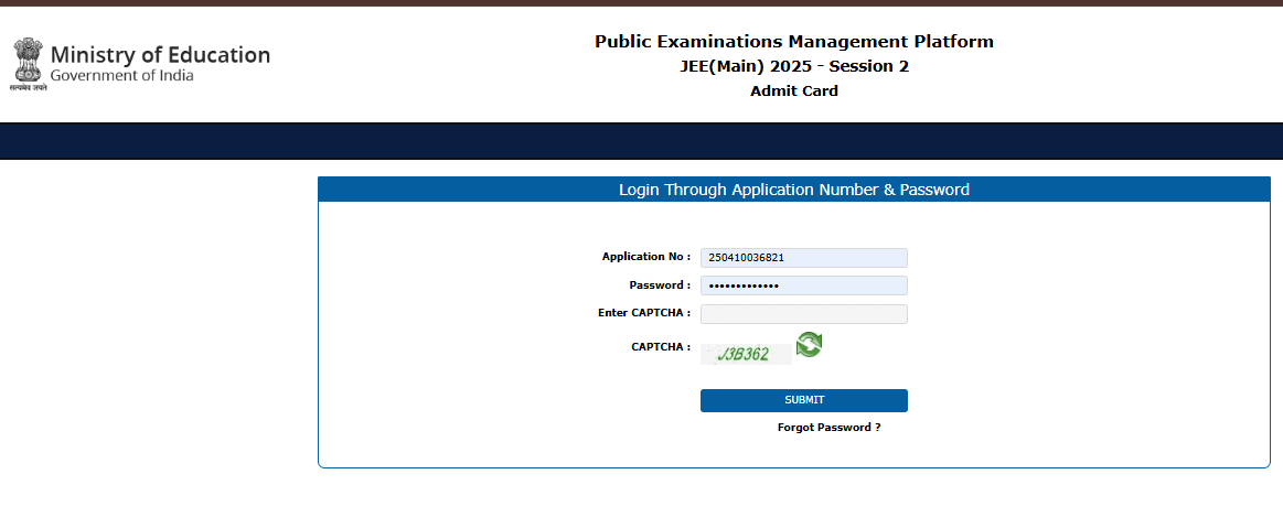 JEE Main 2025 Session 2 Admit Card Released. Download Now