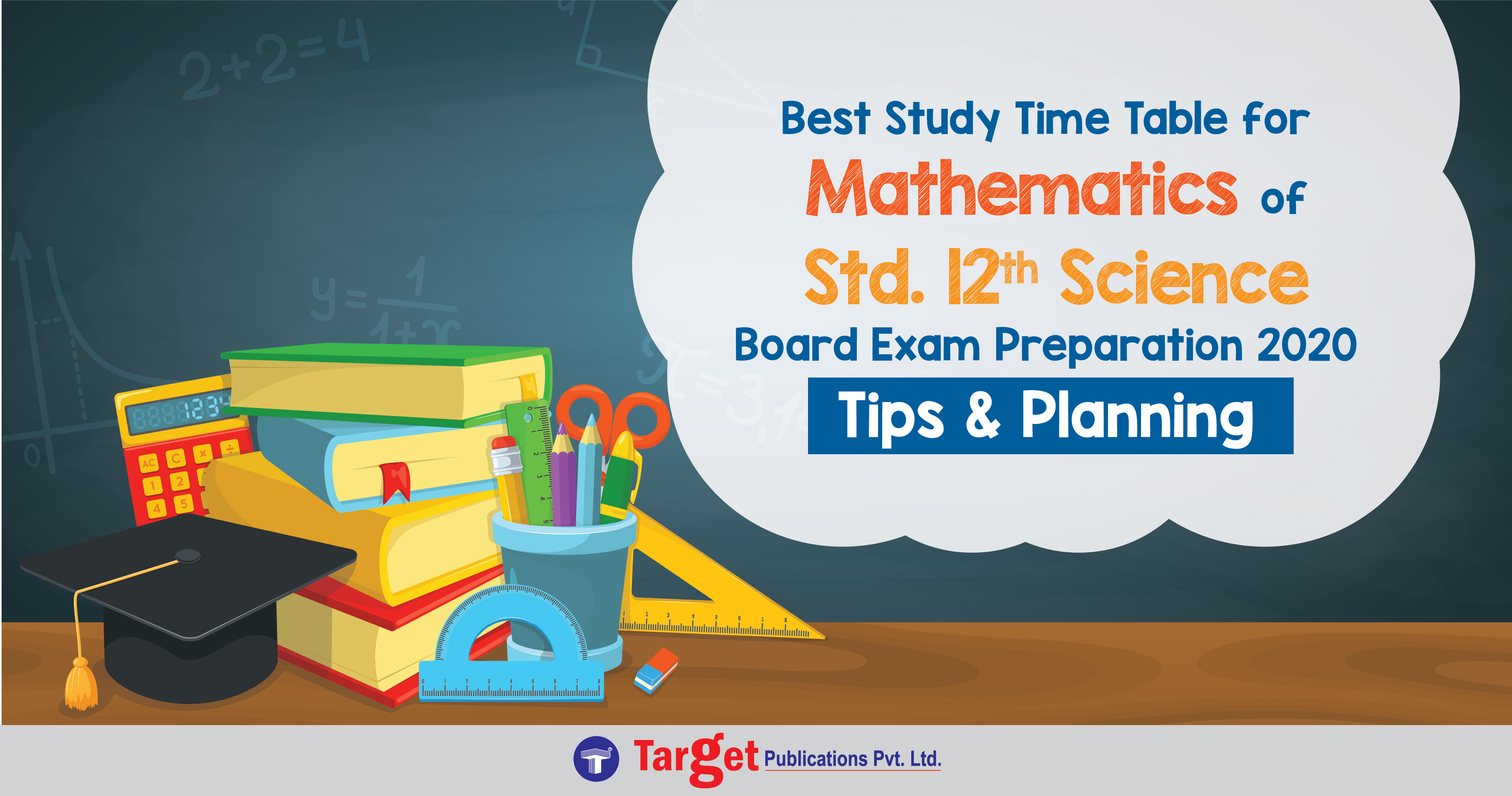 Best Study Time Table for Mathematics of Std. 12th Science Board Exam ...